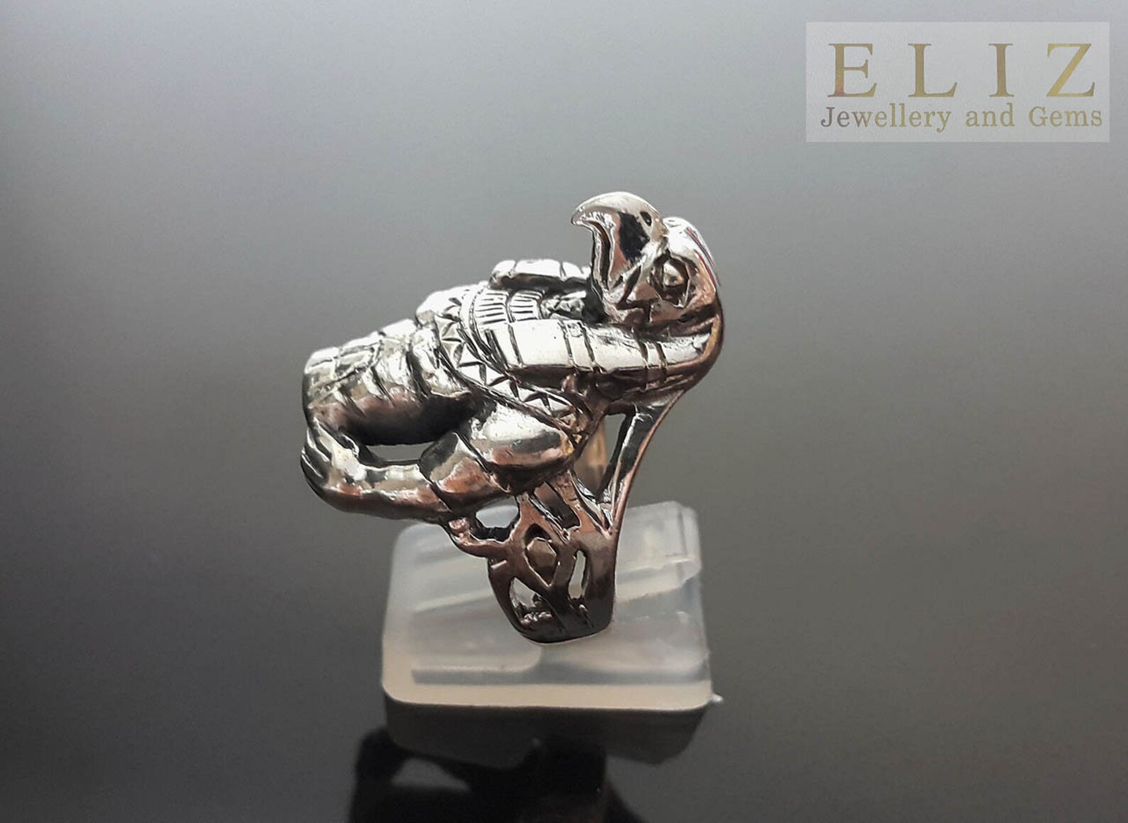Horus God Ring STERLING SILVER 925 Great HORUS Ancient | Etsy