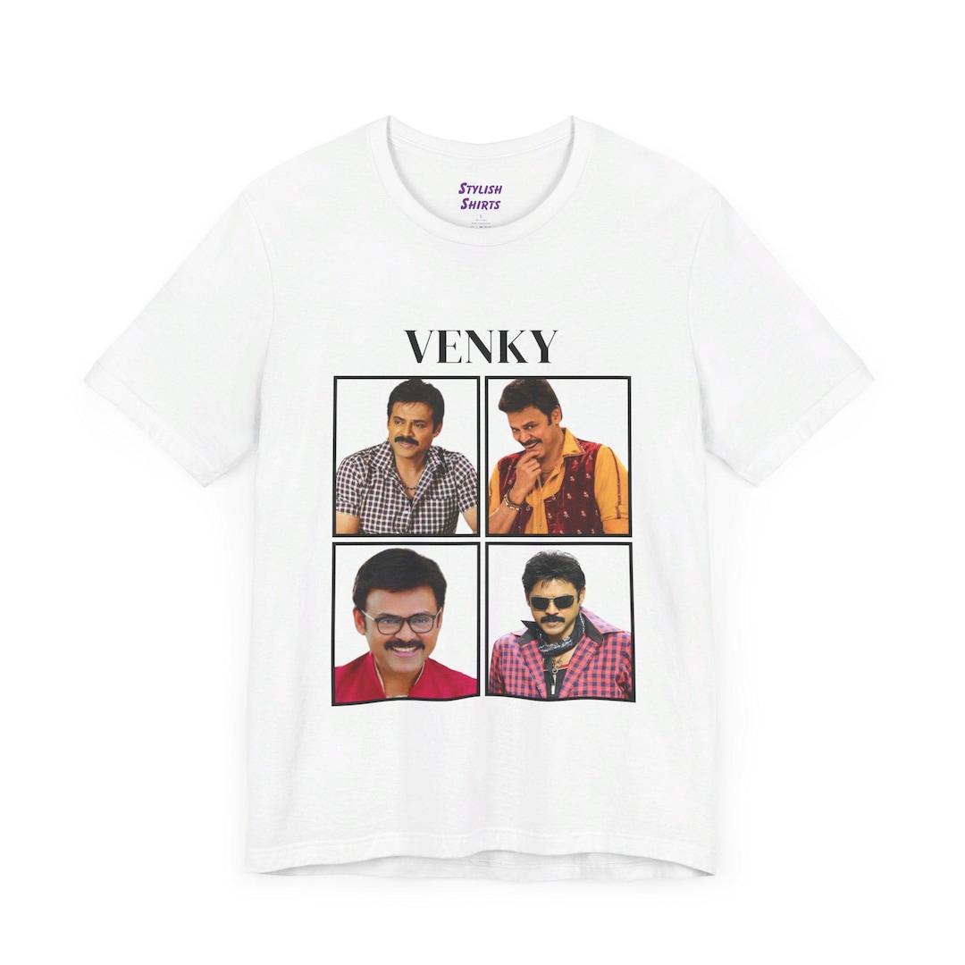 Venkatesh (venky) Telugu Actor Hero Fan Graphic T-shirt - Etsy