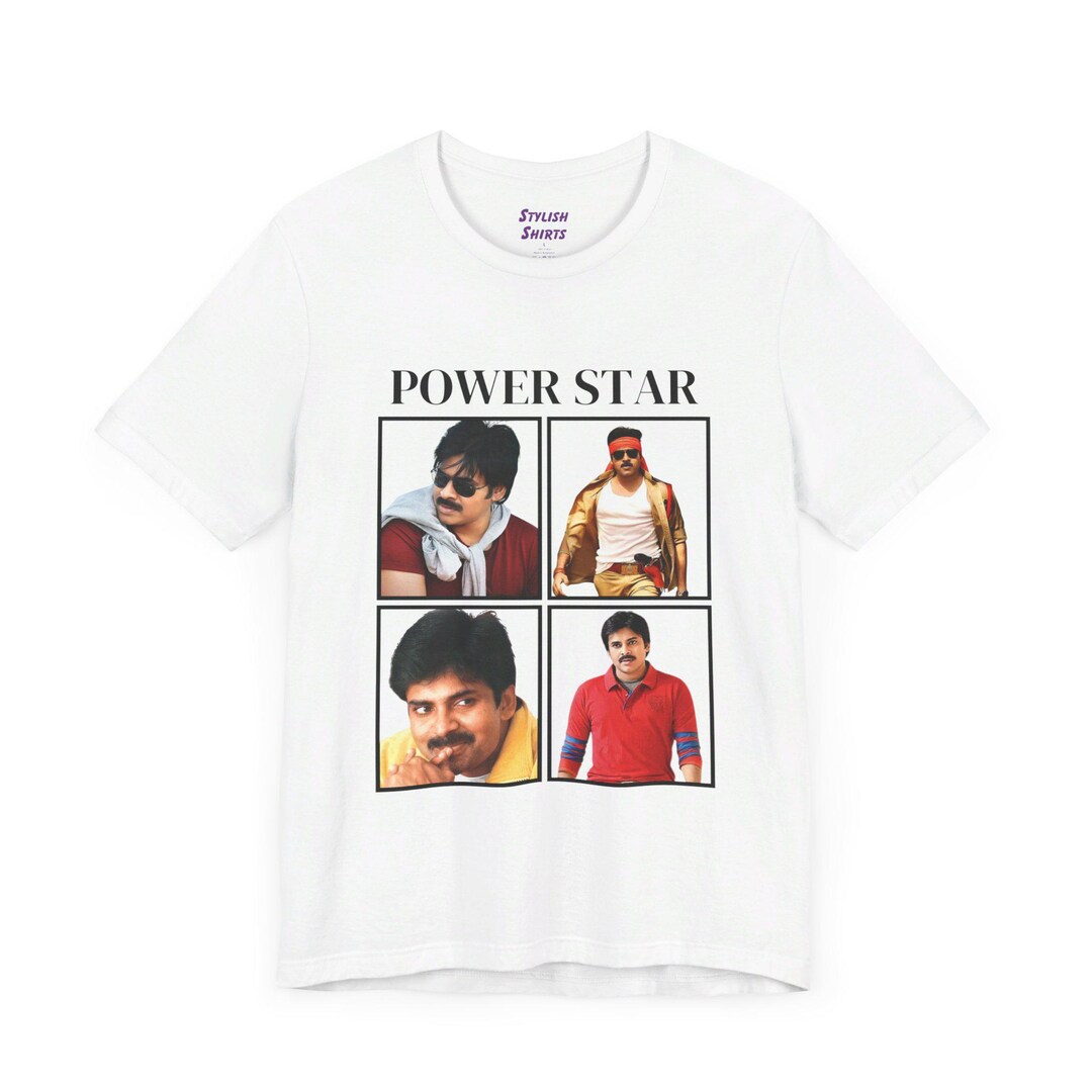 Power Star Pawan Kalyan - Telugu Actor Fan Graphic T-shirt - Etsy