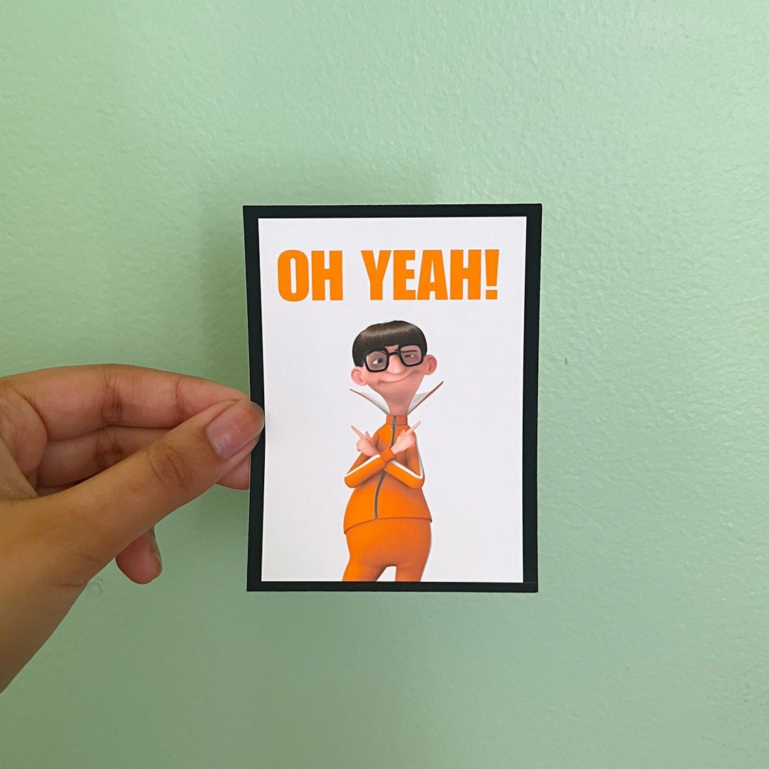 OH YEAH Vector From Despicable Me Sticker - Etsy