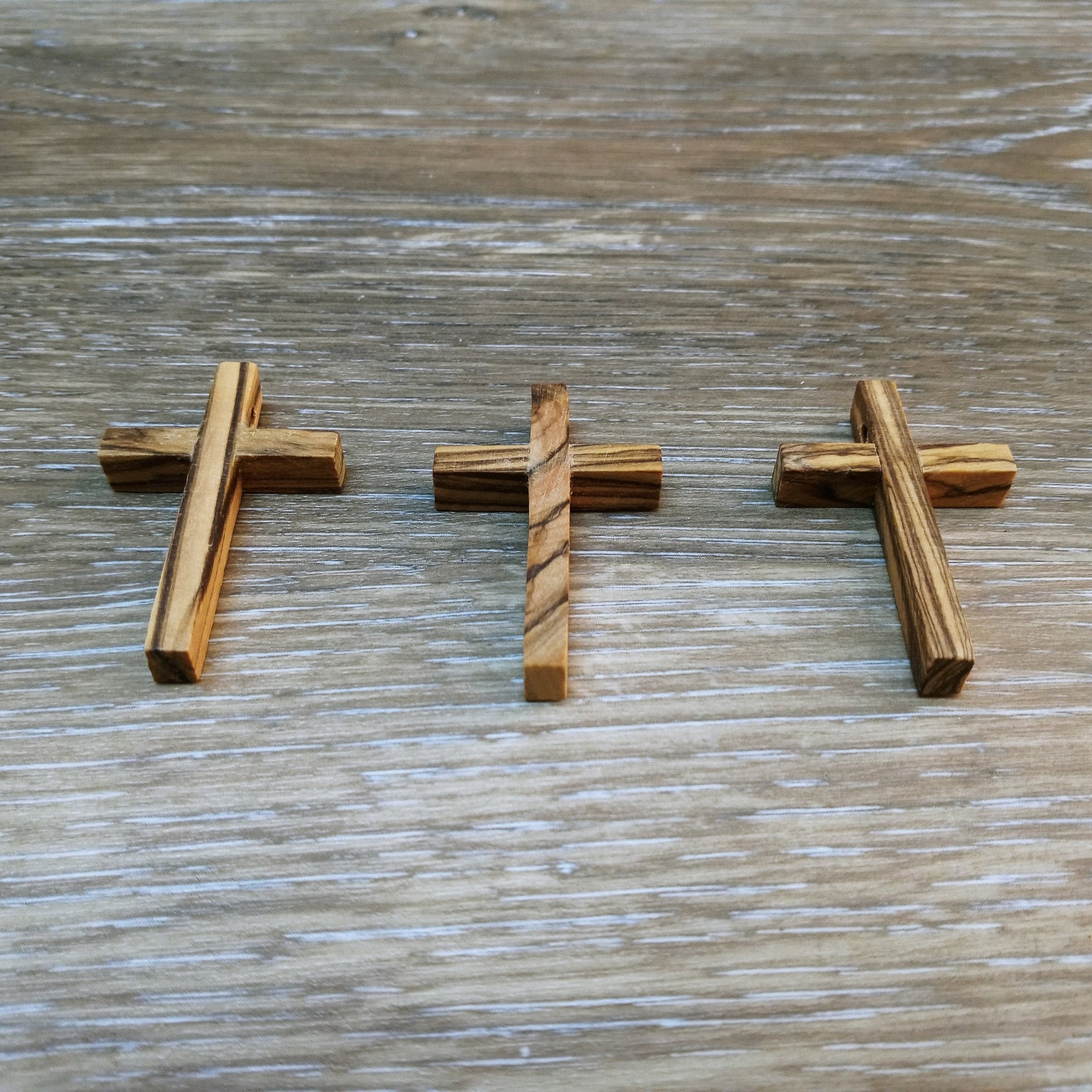 Wooden Pocket Cross Jewelry Pendant Olive Tree Cross | Etsy
