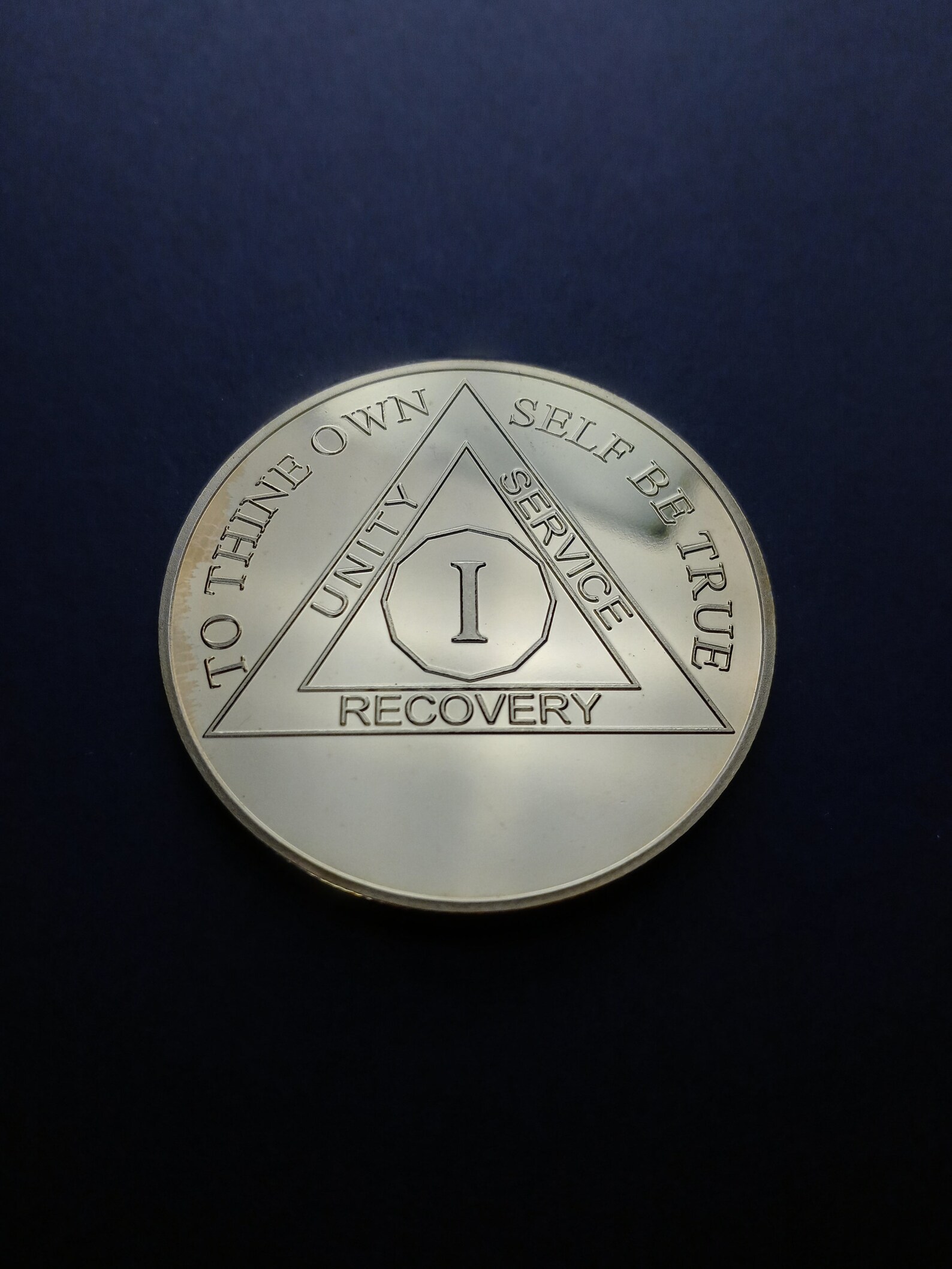 Recovery Coin 1 Year Pocket Token Gold Plated Keepsake | Etsy