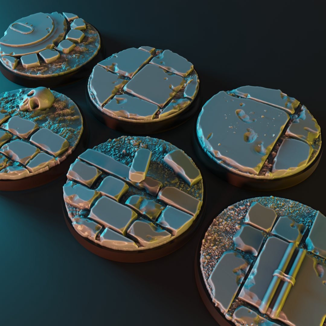 Pave Stone 25mm Bases for Rpgs/wargaming - Etsy