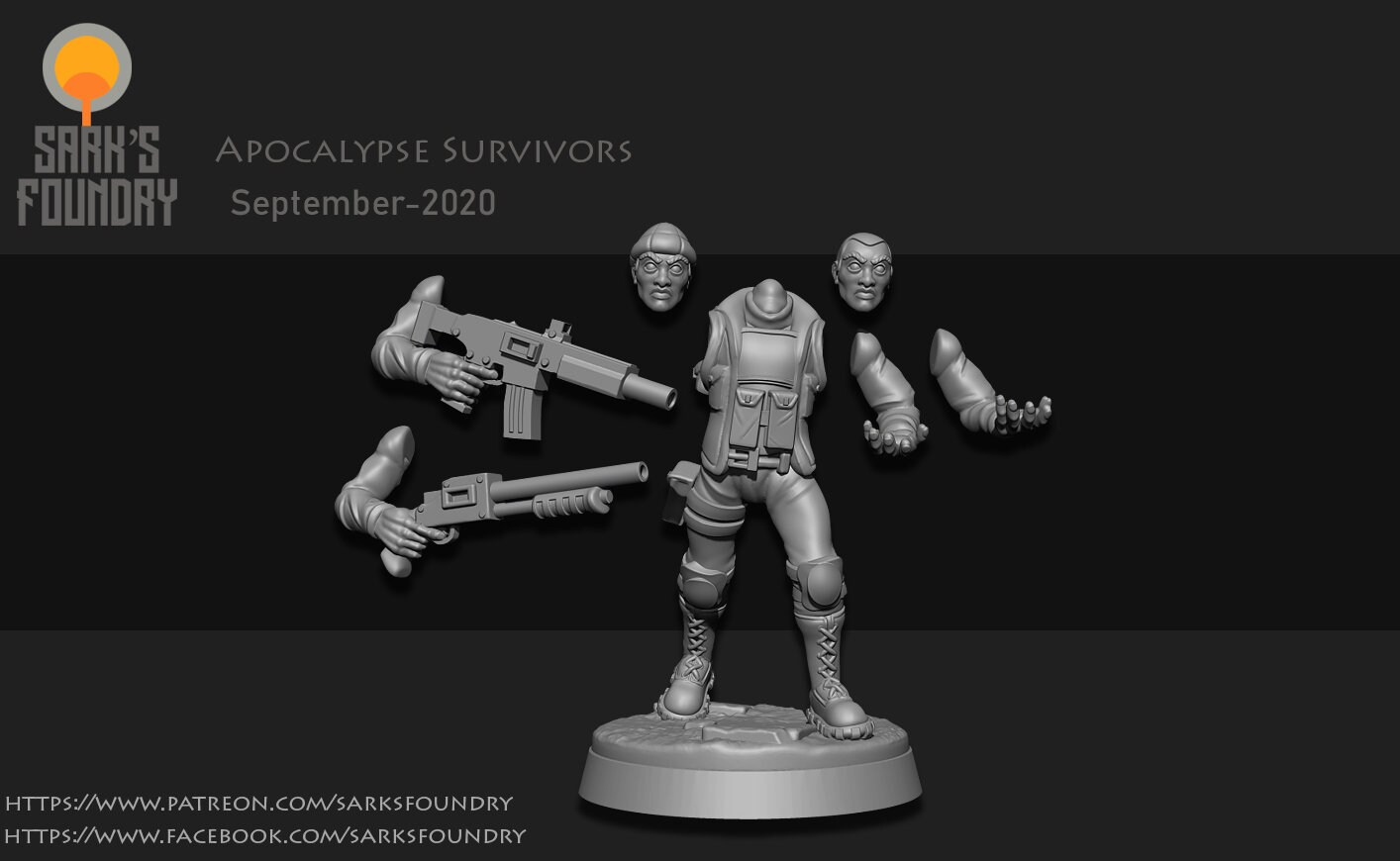 Post Apocalypse Survivor 32mm Miniatures and Scenery - Etsy