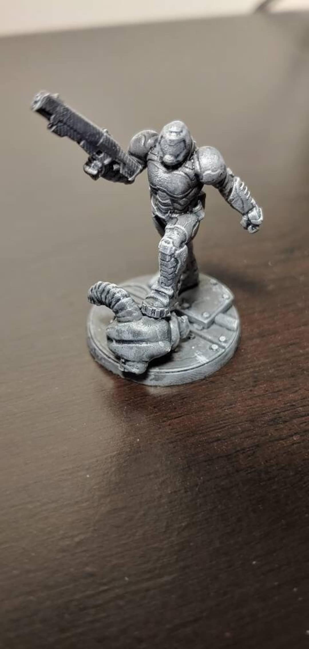 Doom Slayer 32mm Miniature With Scenic Base - Etsy