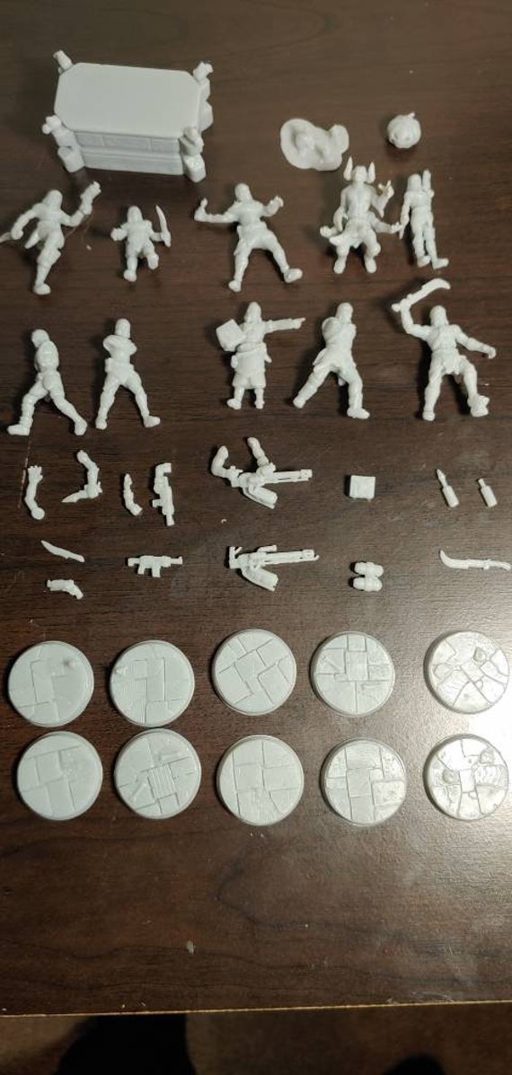 Sci-fi 30mm Cultist Miniatures for WH40K/Necromunda with | Etsy