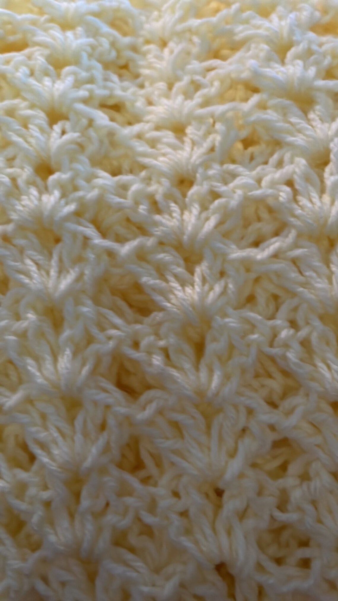 Yellow Crocheted Baby Afghan - Etsy