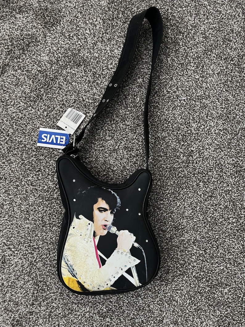 Elvis Presley Guitar-shaped Purse - Etsy