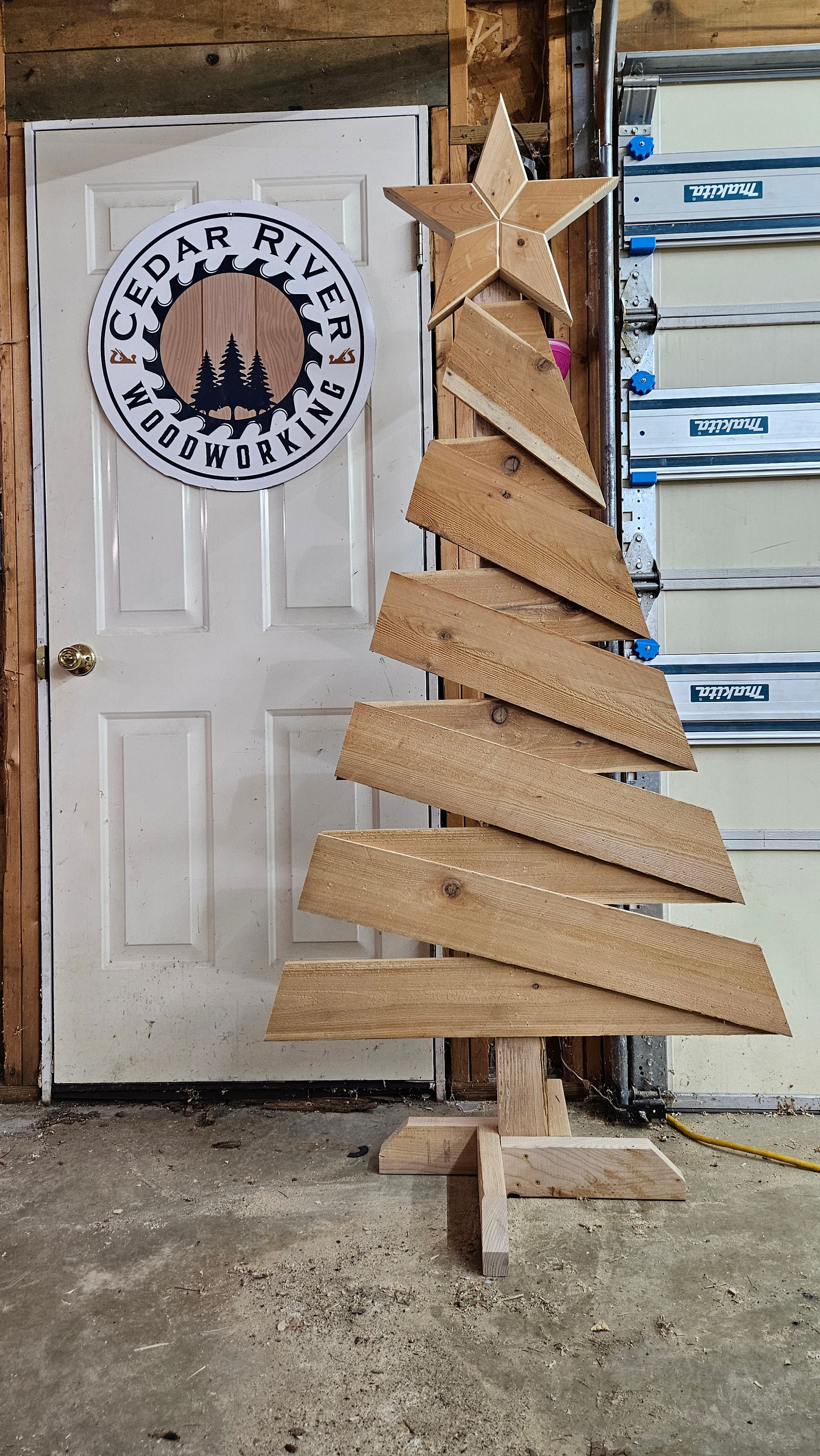 Spiral Christmas Tree and Star Combo Plans - Etsy
