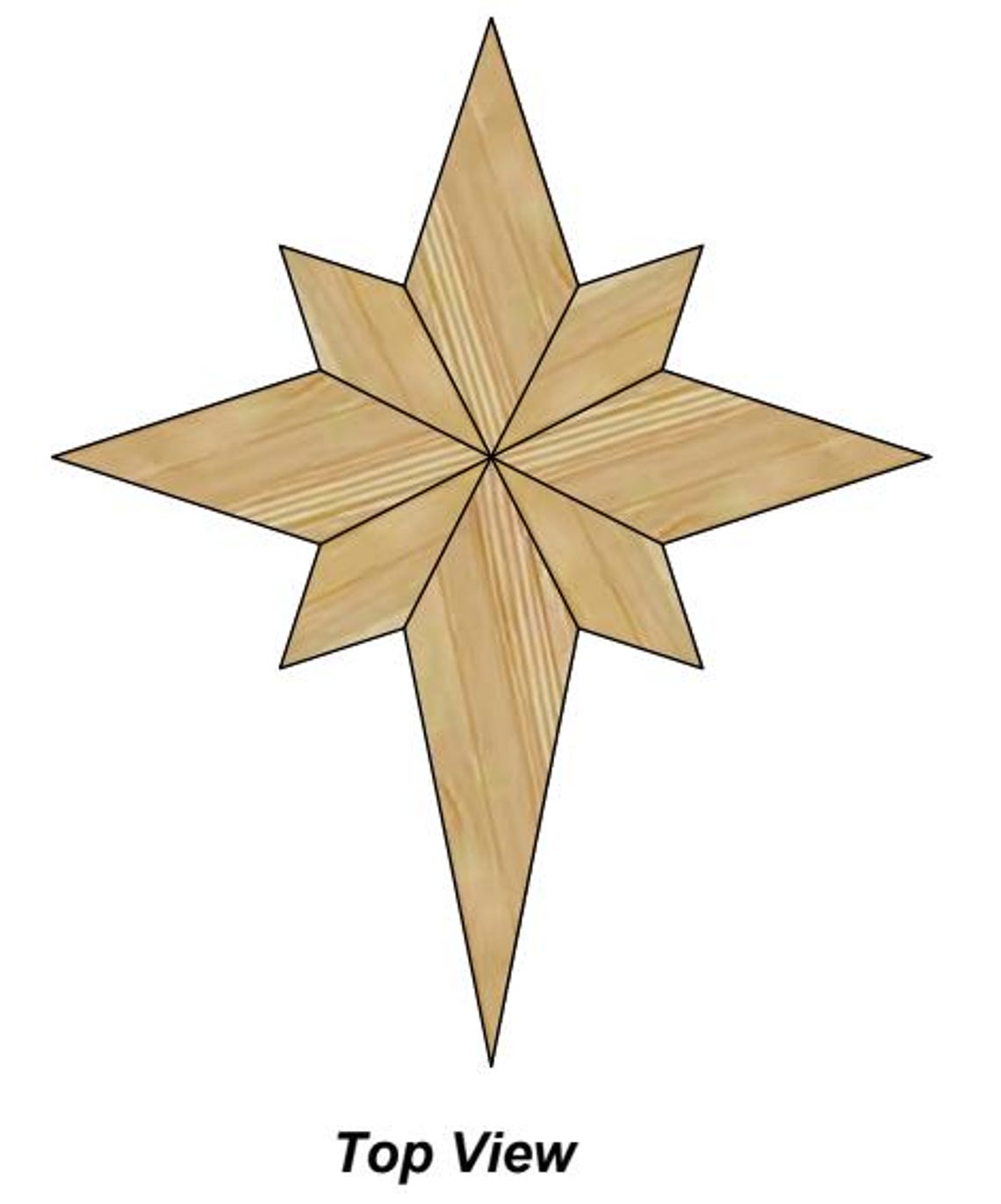 Star of Bethlehem 8 Pointed Star Plans - Etsy