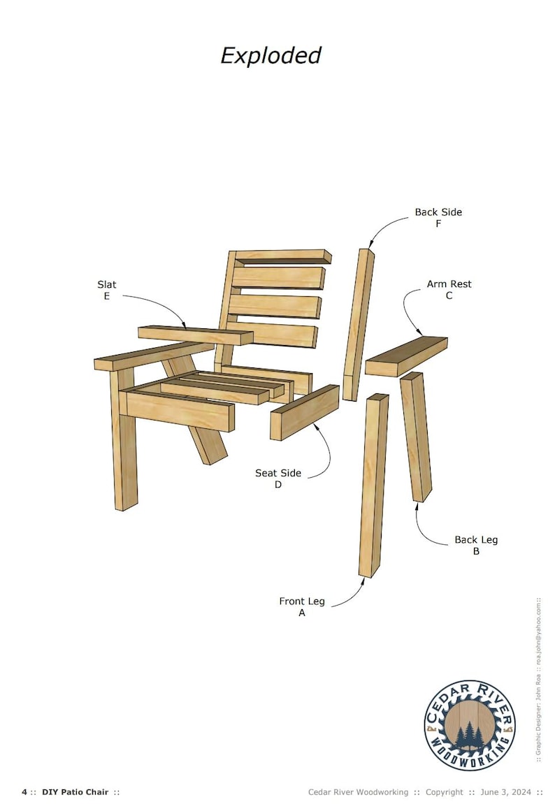 Digital Plans on How to Make A Patio Sofa AND Patio Chair Combo. - Etsy