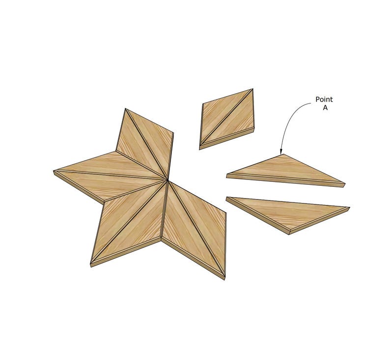 How to Make A LARGE 6 Pointed Star Digital Plans - Etsy