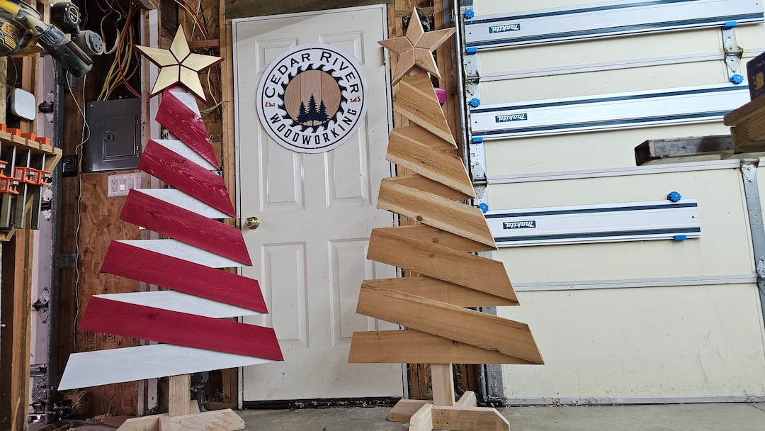 Spiral Christmas Tree and Star Combo Plans - Etsy