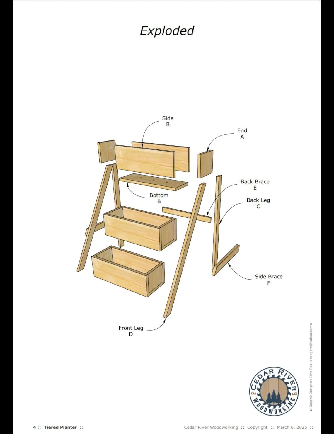 DIY Plans on How to Make Tapered Planters - Etsy