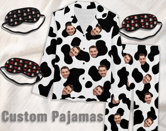 Cow Print Pajamas - Etsy