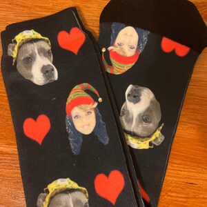 Custom Couple Photo Socks, Custom Wedding Socks for Bride Groom, Funny ...