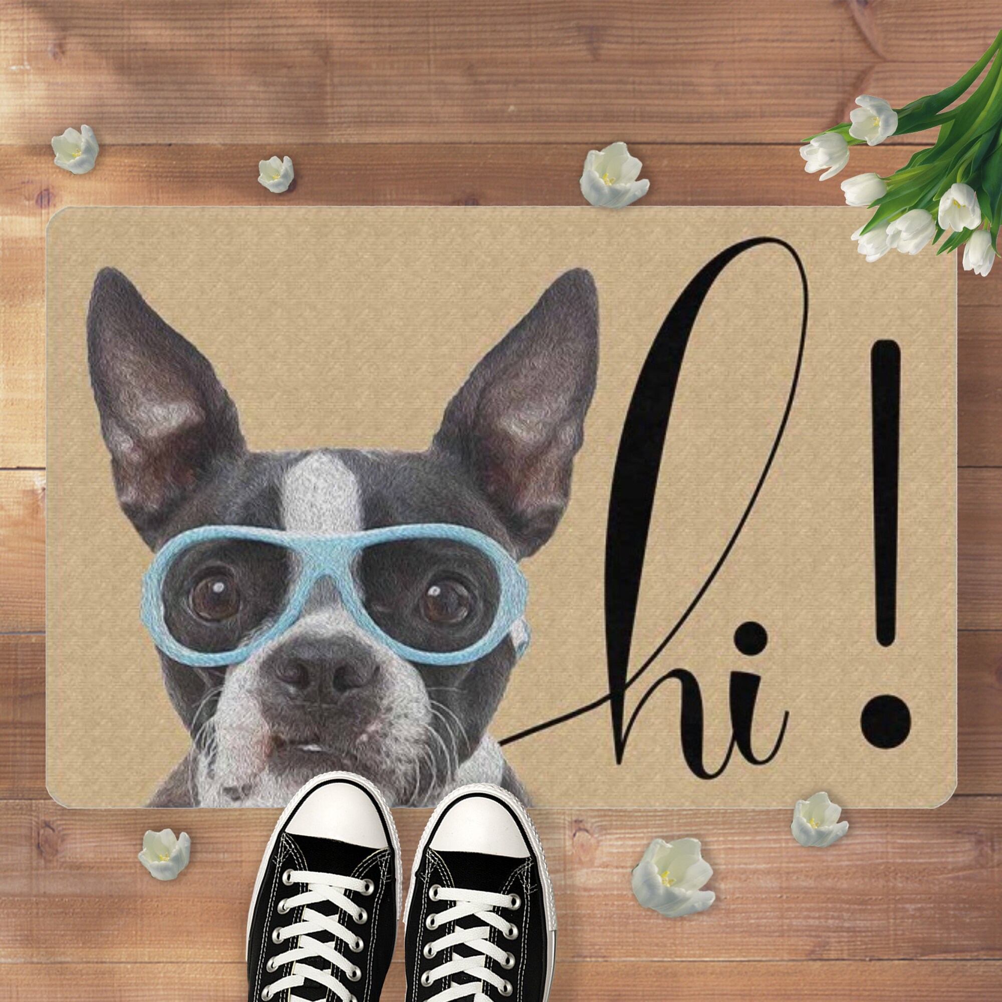 Custom Pet Photo Doormat Outdoor Welcome Floor Mat Print | Etsy