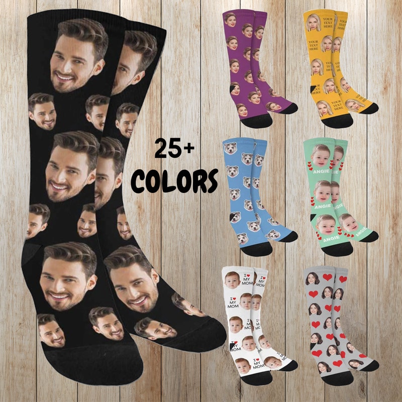 Custom Face Socks - Etsy