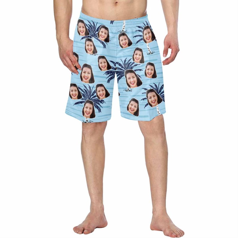 Custom Face Trunks Personalized Photo Men's Shorts Give | Etsy
