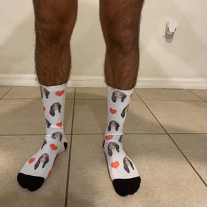 Custom Couple Photo Socks, Custom Wedding Socks for Bride Groom, Funny ...