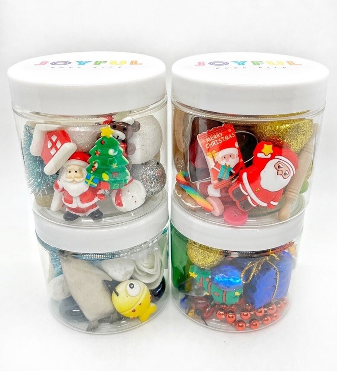 Christmas Play Dough Jar, Christmas Stocking Fillers, Party Favours ...