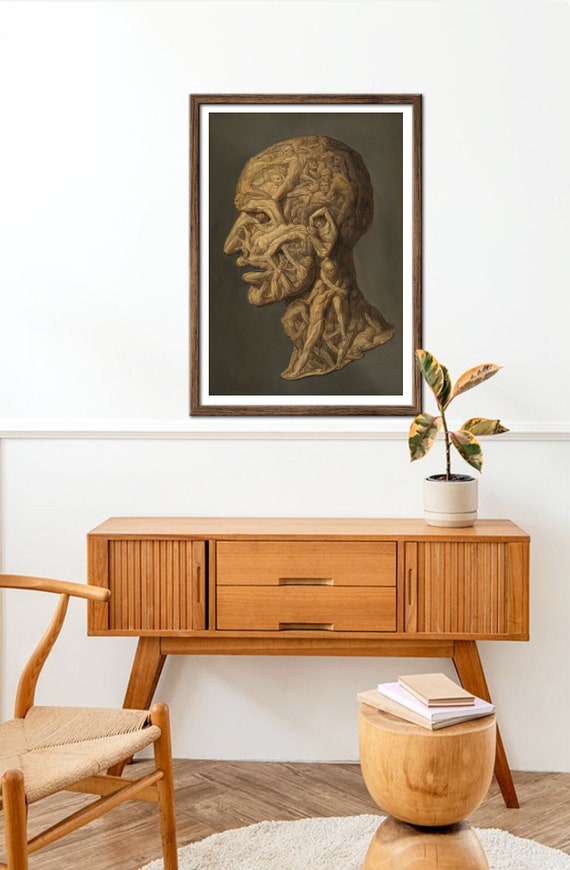 Testa Anatomica Filippo Balbi Renaissance Artwork - Etsy