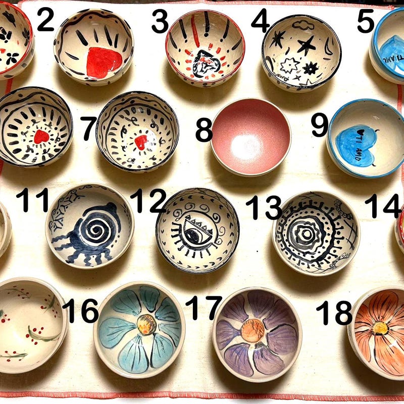 Ceramic Snack Bowls - Etsy