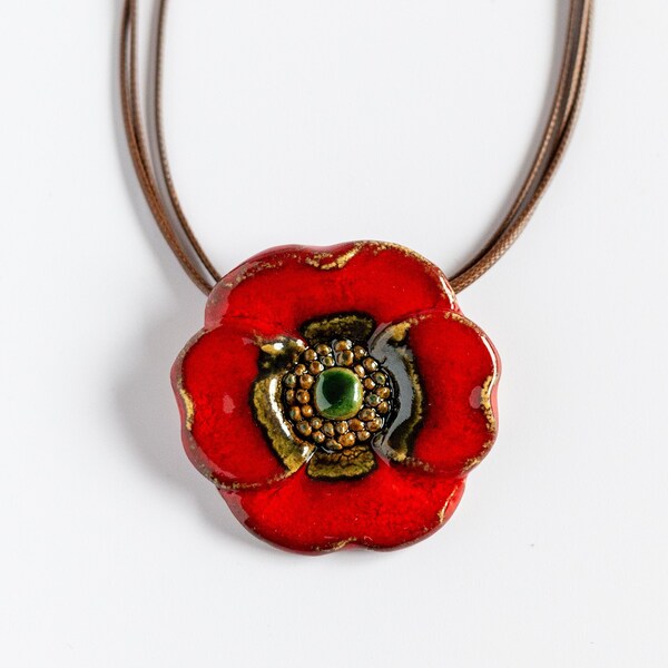 Ceramic Poppy - Etsy