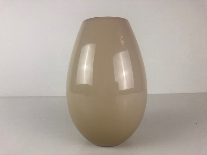 Glass, Cocoon Vase, Design Peter Svarrer for Holmegaard Denmark 1990s ...