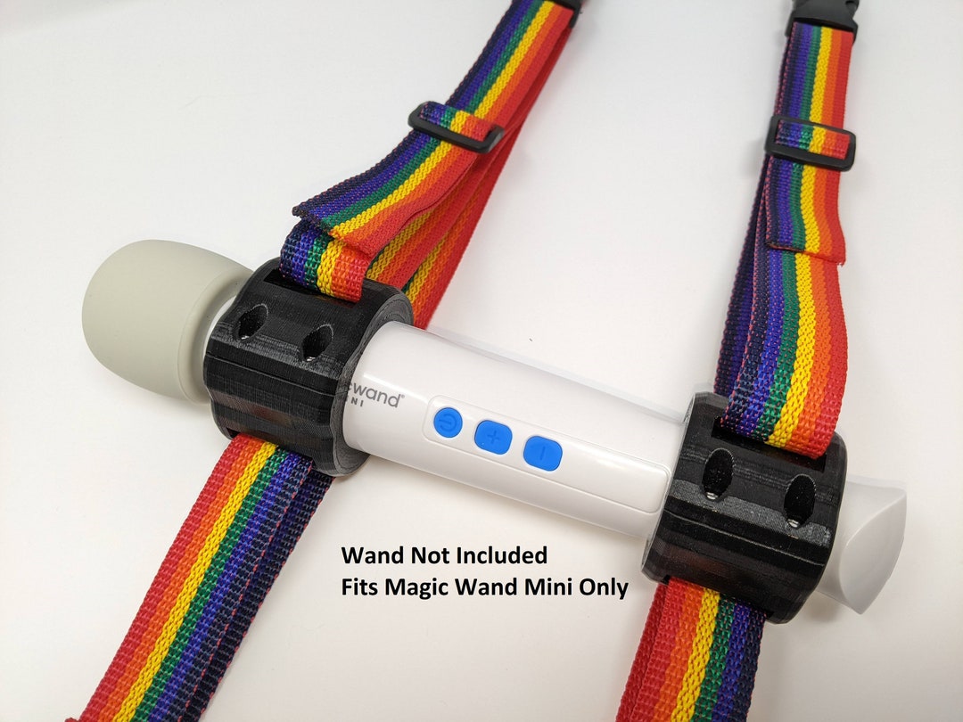 Strap Holders for the Magic Wand Mini by 3deviants, Vibrator Harness ...