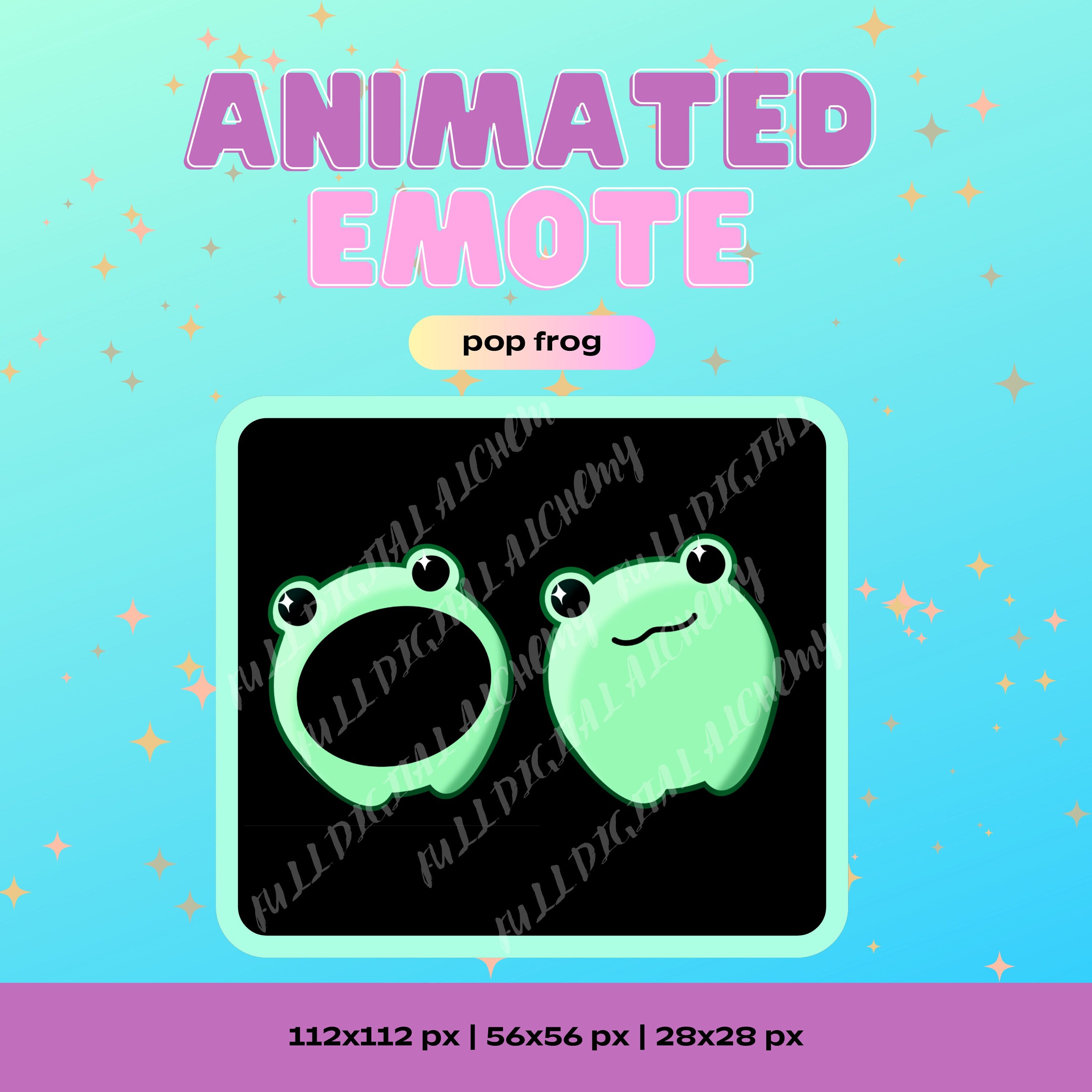 Animated Kawaii Pop Frog Dance Emote for Twitch Discord Youtube - Etsy