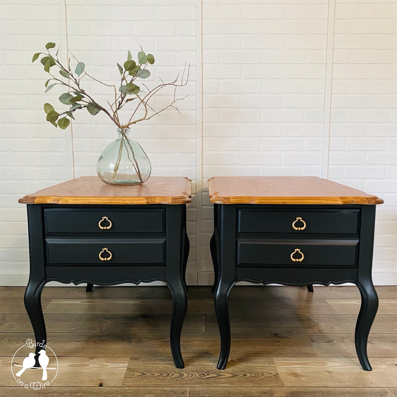 SOLD/ Vintage Bassett End Tables/ French Provincial Style End Tables - Etsy