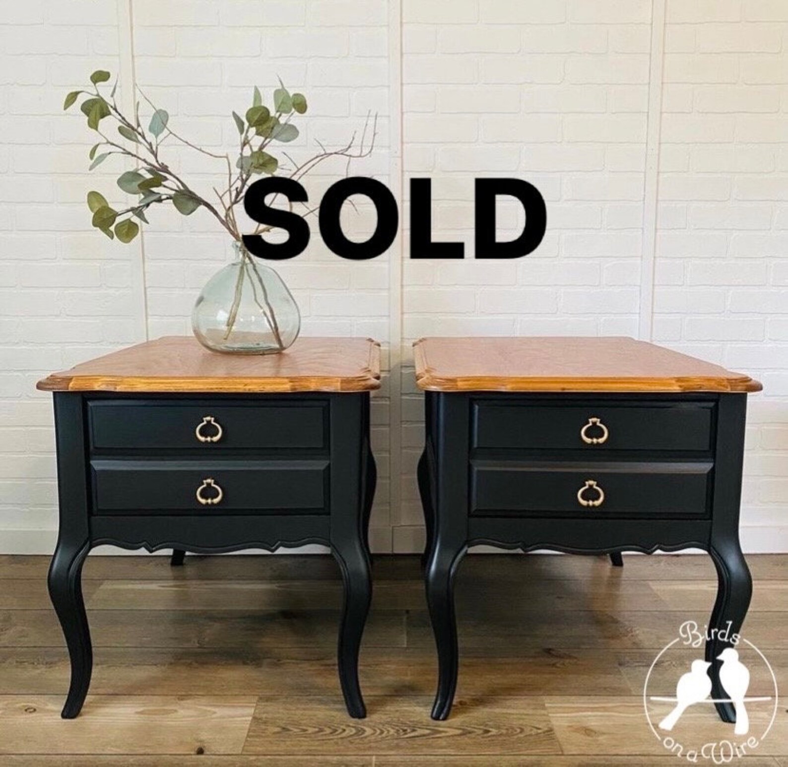 Sold***vintage Bassett End Tables/ French Provincial Style End Tables ...