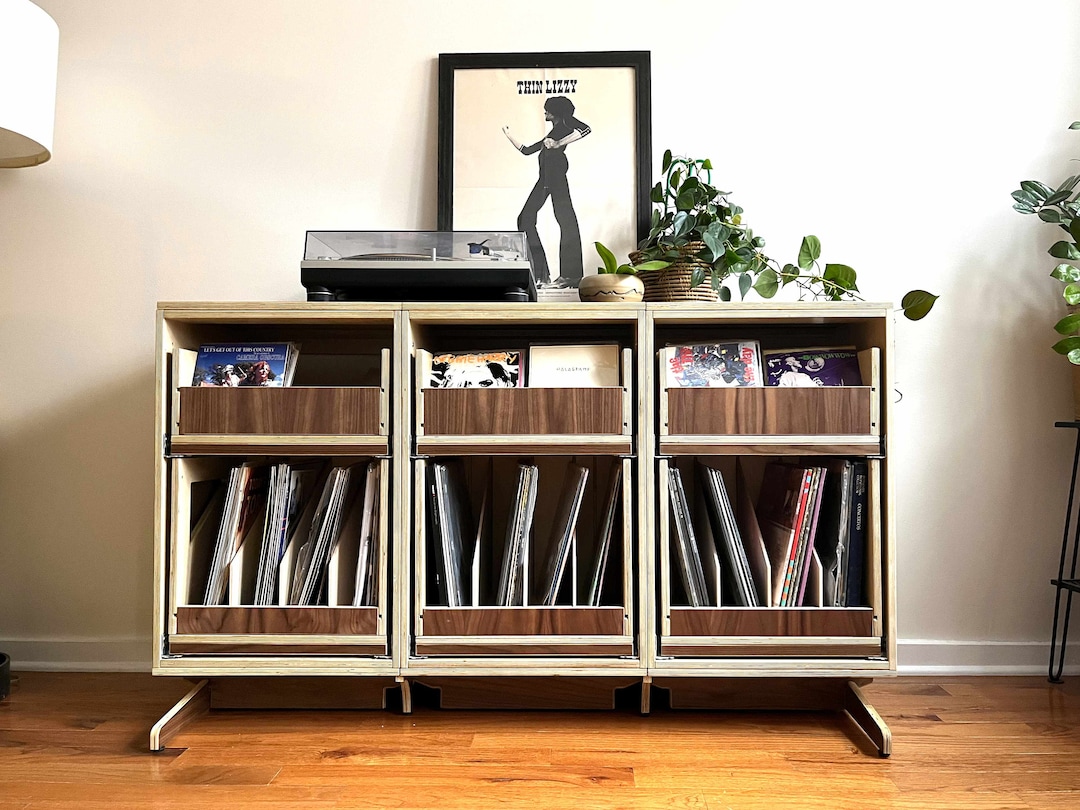 Tall Cabinet for Vinyl & All Purpose Crates - Etsy