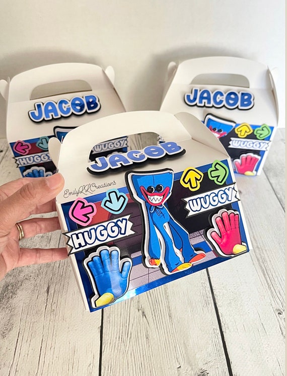 Huggy wuggy favor box huggy wuggy huggy wuggy party - Etsy Canada