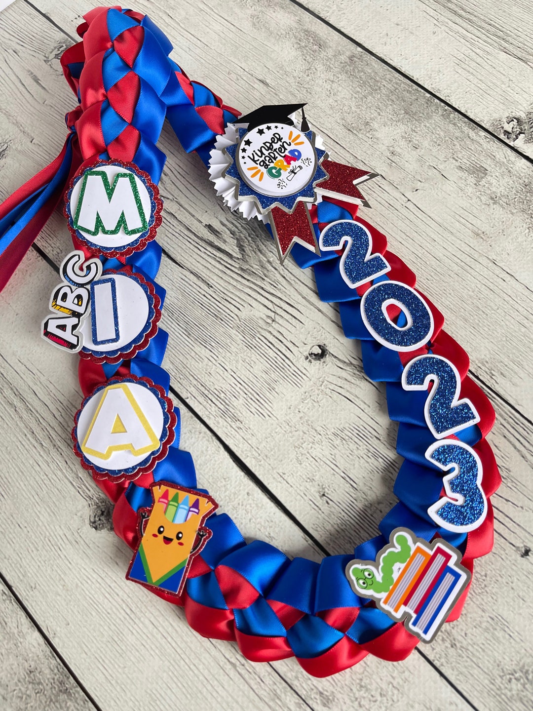 Kindergarten Graduation, Kinder Lei, Kinder Ribbon Lei, Kinder ...