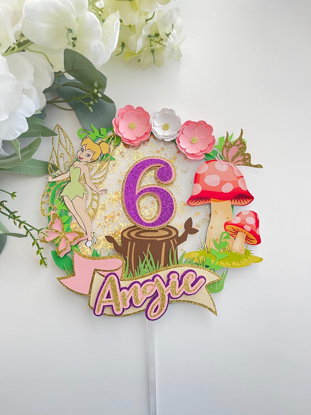 Tinker Bell Cake Topper - Etsy
