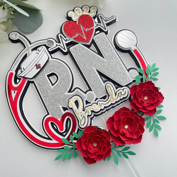 Nurse Cake Topper - Etsy