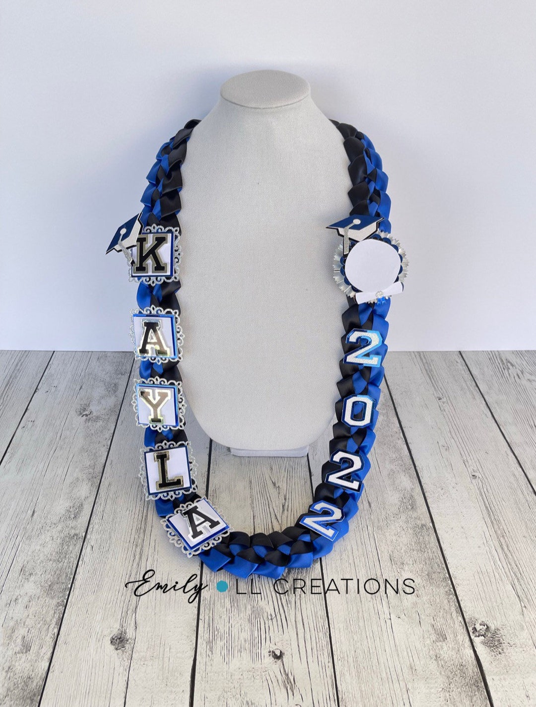 Graduation Lei, Graduation Gift, Graduation Award, Satin Lei ...