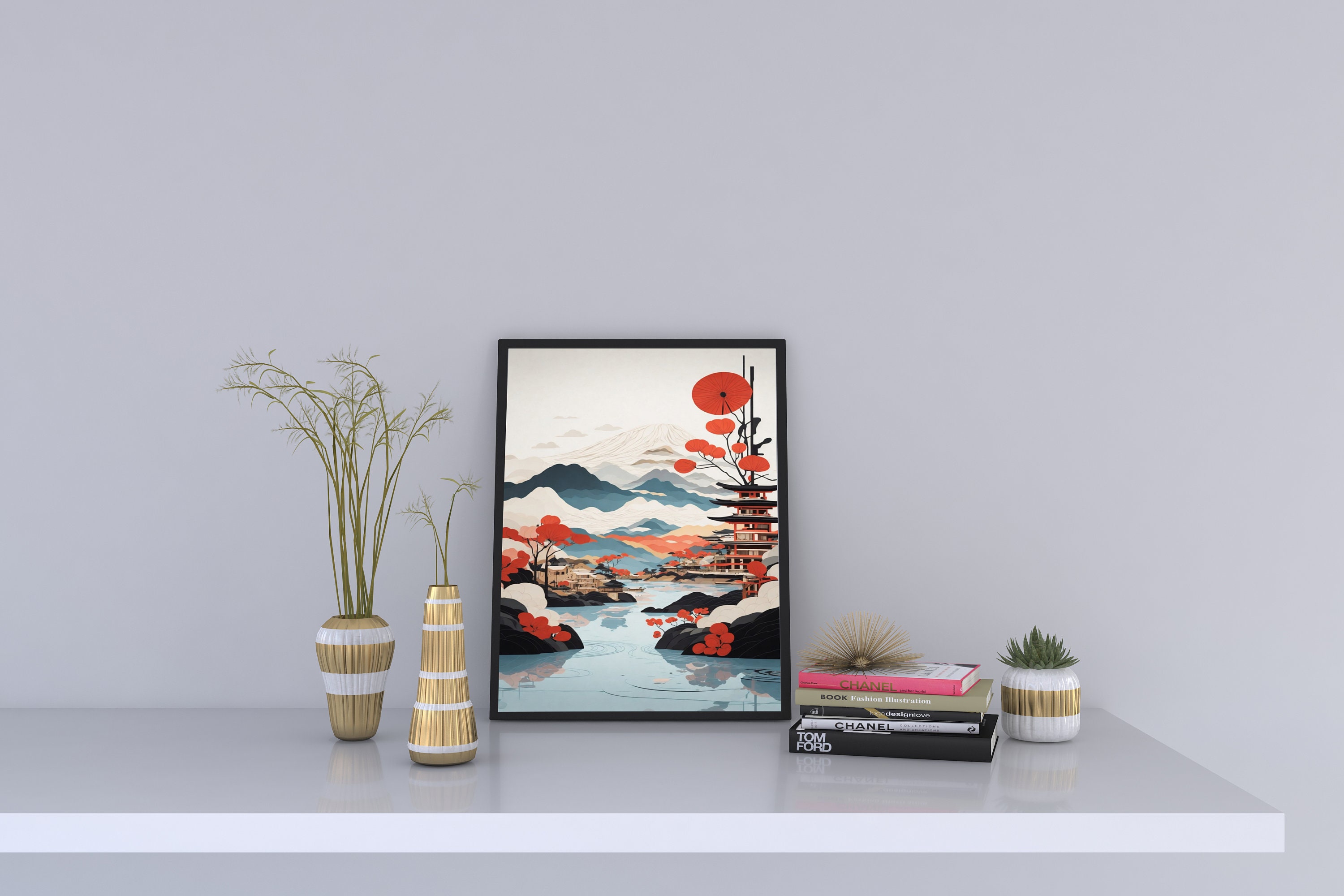 Buy Japandi Wall Art Printable, Japandi Wall Art Print, Japandi Wall ...