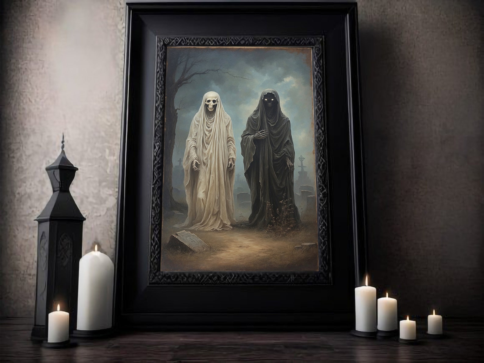 Spooky Gothic Printable, for Dark Aesthetic Room, Fairycore Decor, for ...