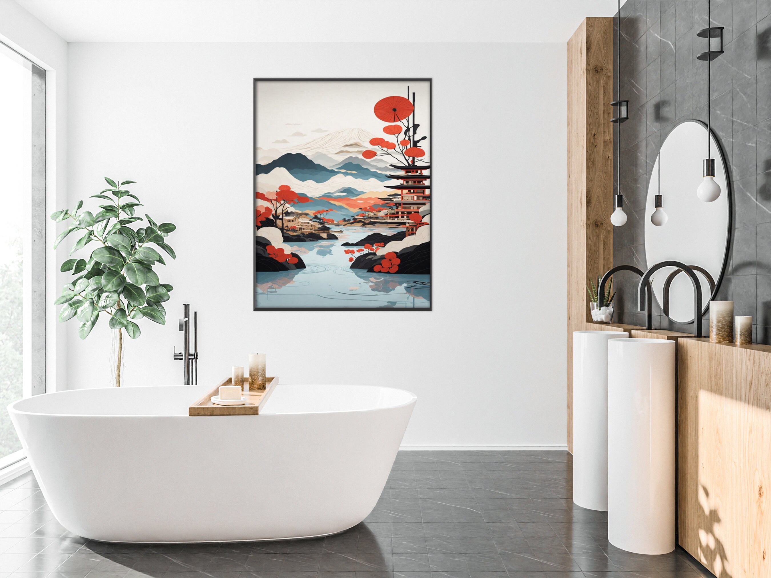 Japandi Wall Art Printable Japandi Wall Art Print Japandi - Etsy