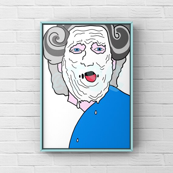 Mrs Doubtfire Mrs Doubtfire Print 5x7 Mrs Doubtfire Theme | Etsy