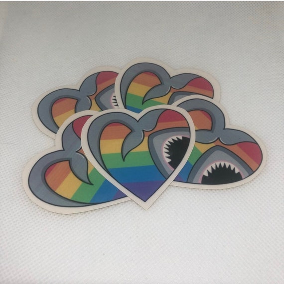 Gay Pride Sticker Lgbtqia Sticker Trans Sticker Rainbow - Etsy