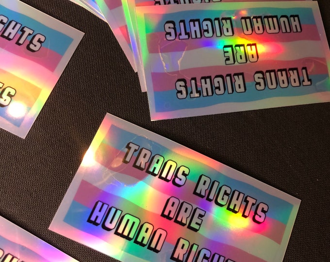 Trans off the Binary Sticker - Etsy