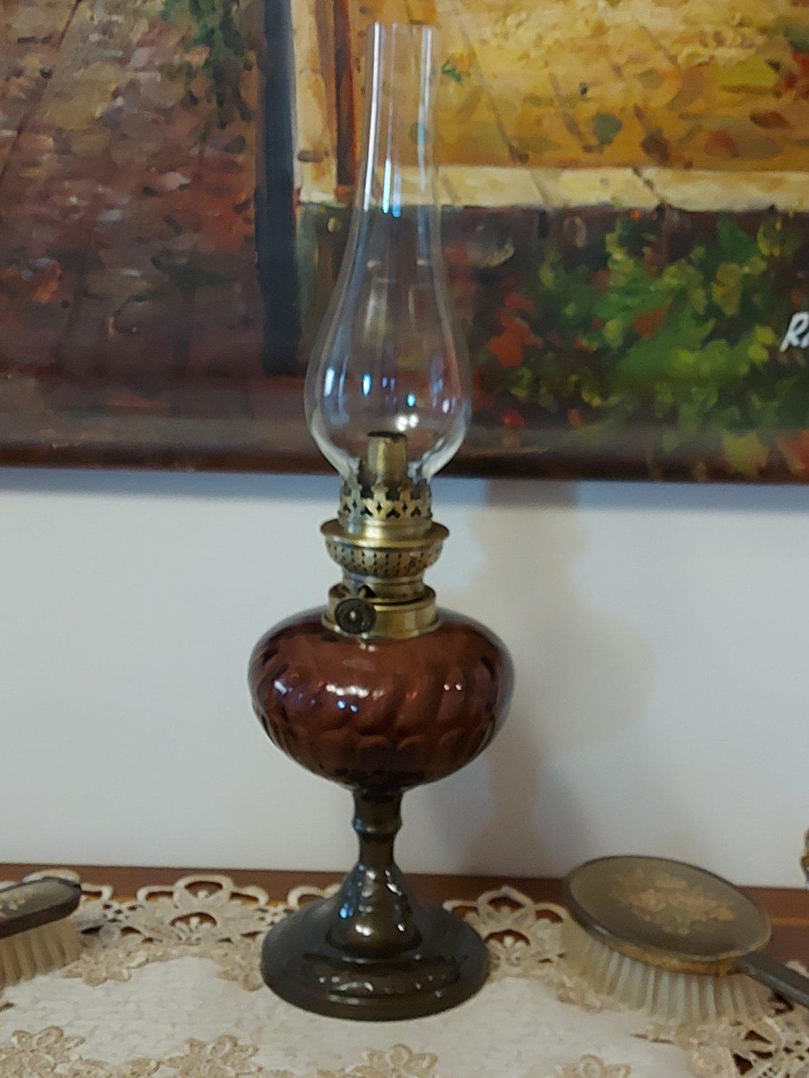 Antique, Functional Oil Lamp Kosmos Rundbrenner, Late 19th Century - Etsy