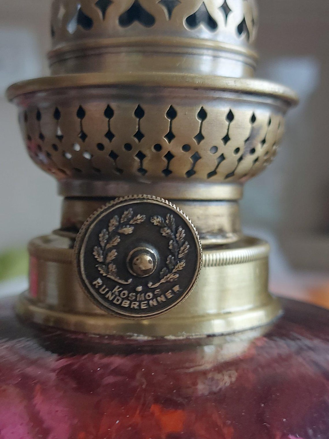Antique, Functional Oil Lamp Kosmos Rundbrenner, Late 19th Century - Etsy
