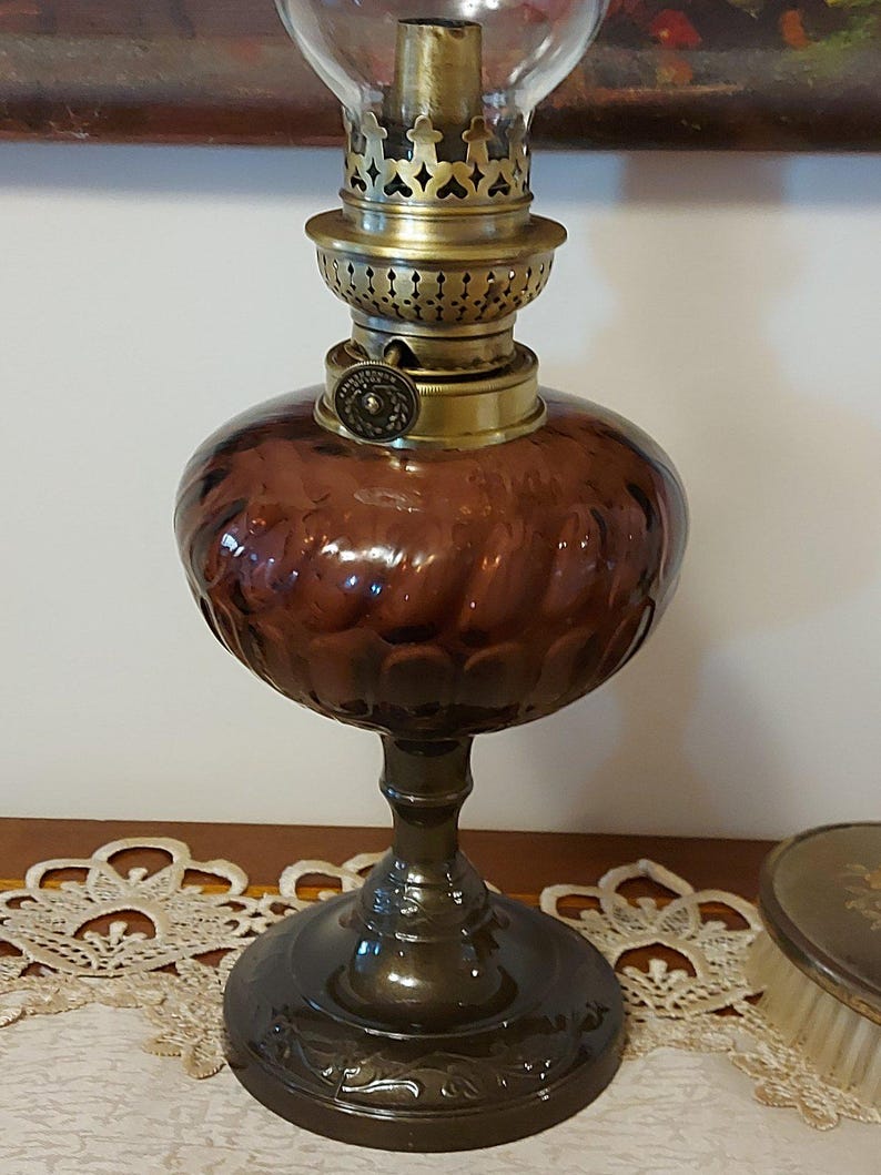 Antique, Functional Oil Lamp – Kosmos Rundbrenner, Late 19th Century - Etsy