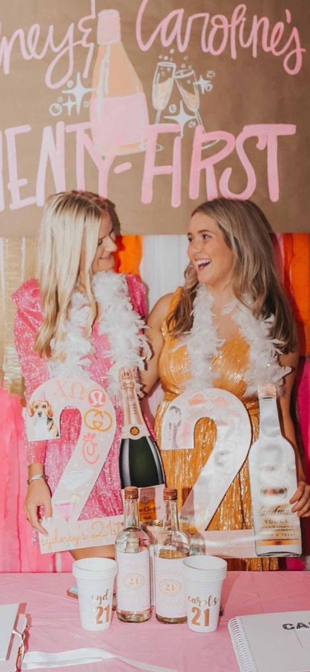 Custom 21st Birthday Sign, Custom Sign for Shotbook, Sign Night Sign ...