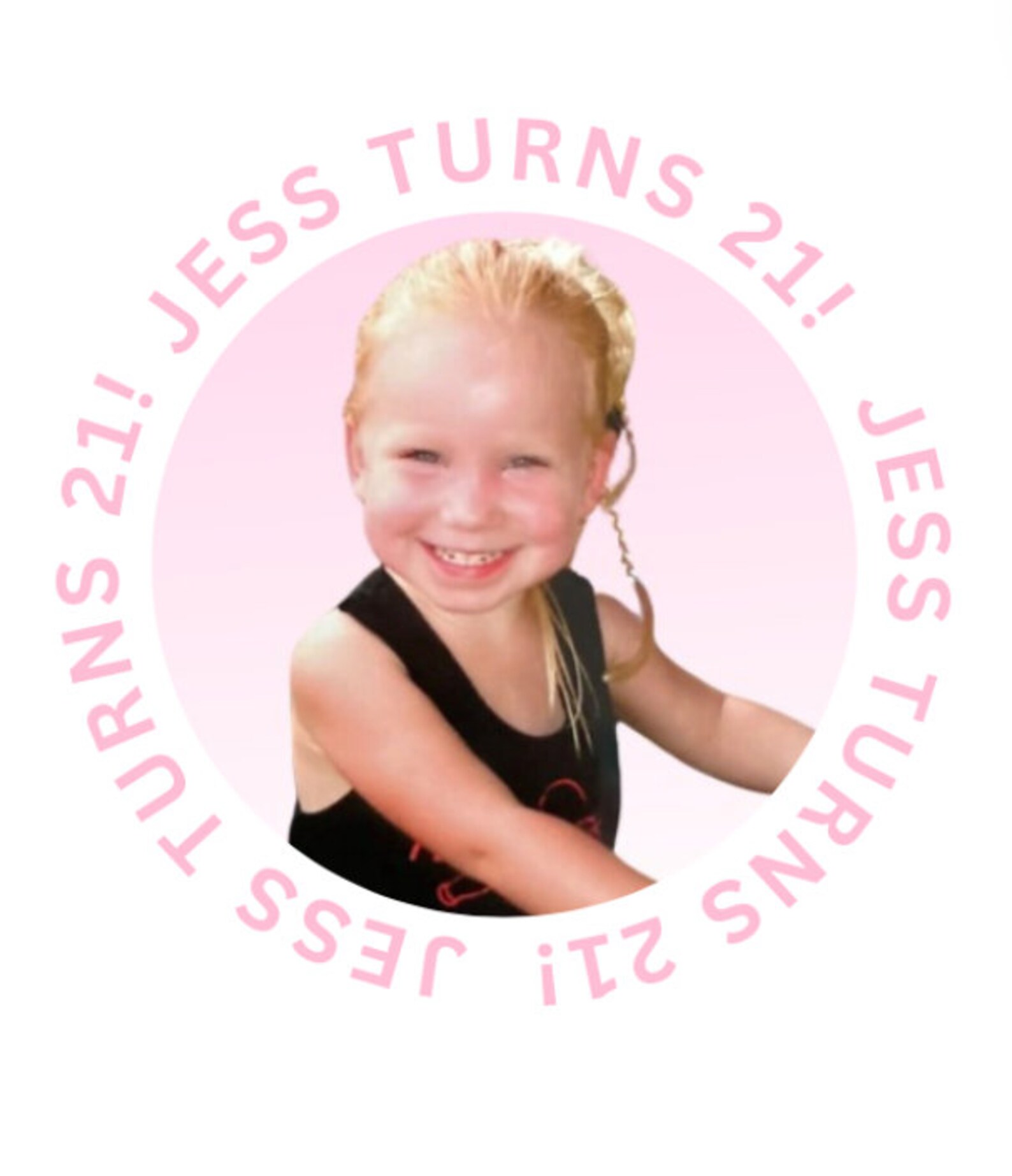 Custom 21st Birthday Sticker, Sign Night Sticker, Twenty First Birthday ...